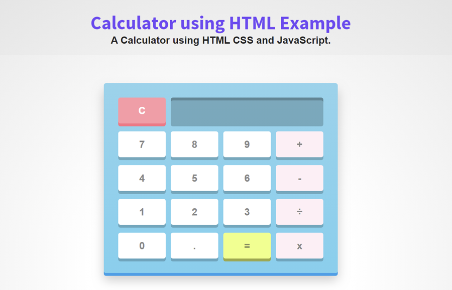37 How To Make A Calculator Using Html Css And Javascript Javascript