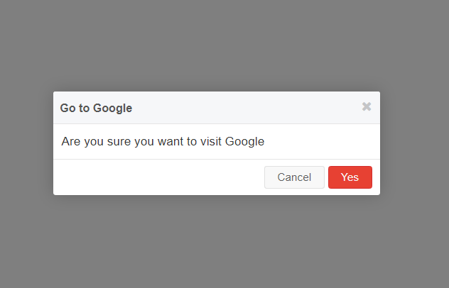 Custom Confirm Box In JQuery With Yes Cancel Frontendscript